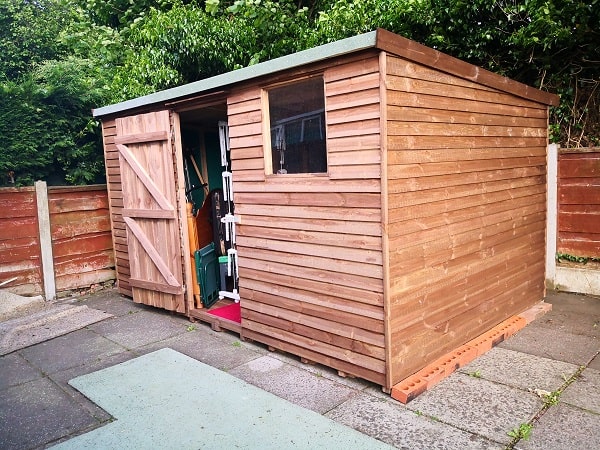 pent garden shed