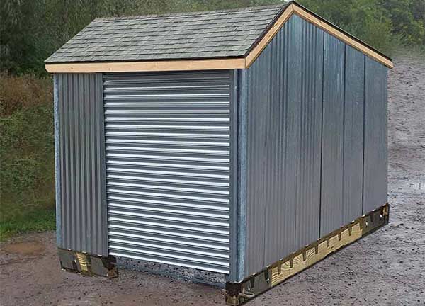 metal roller shed