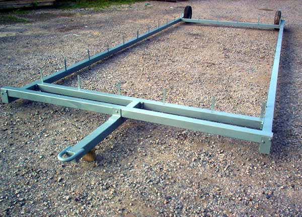 mobile field shelter frame